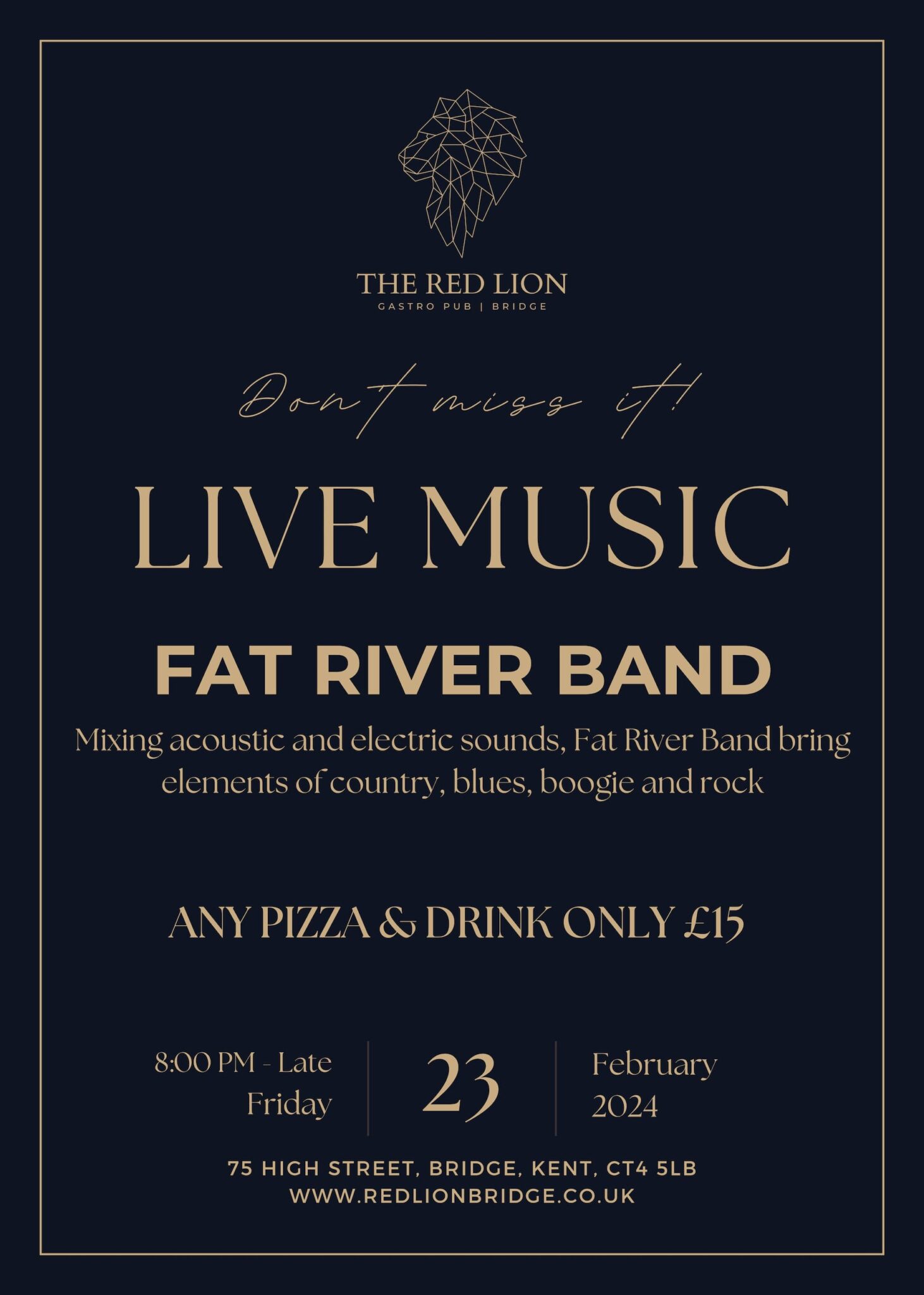 The Red Lion Inn. Dog-Friendly Gastropub In Bridge, Kent