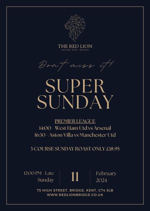 The Red Lion Inn. Dog-Friendly Gastropub In Bridge, Kent