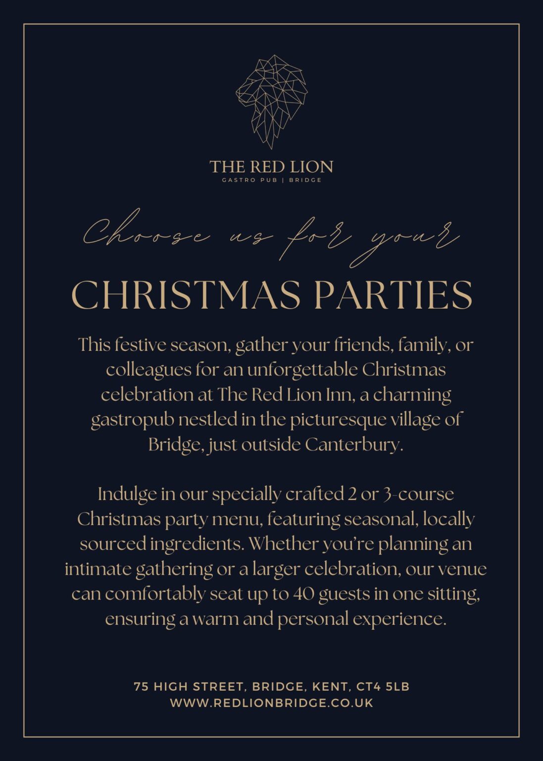 The Red Lion Inn. Dog-Friendly Gastropub In Bridge, Kent